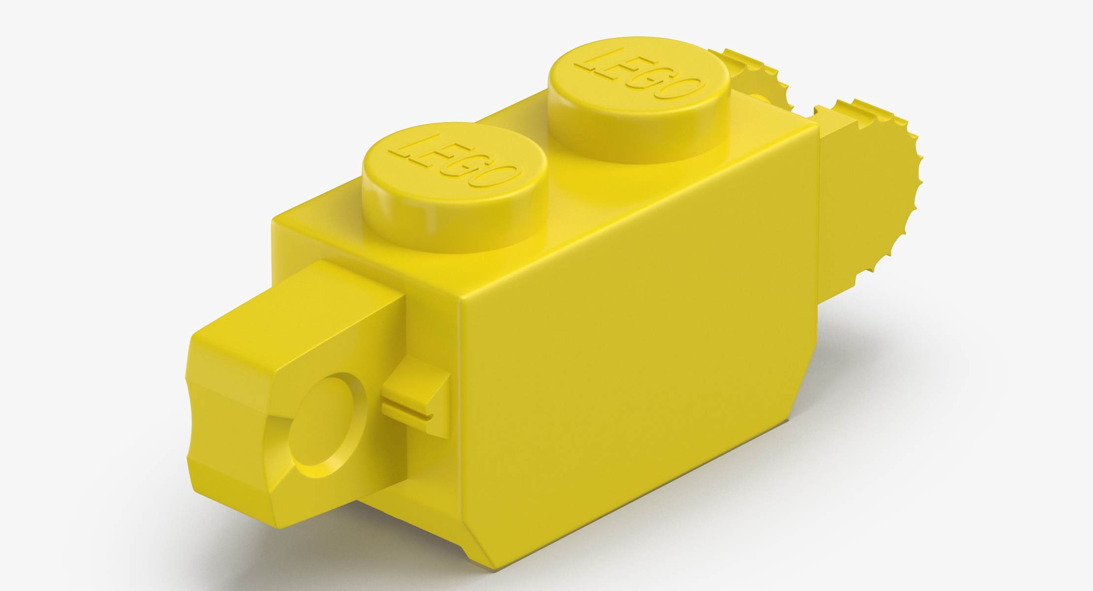 3D flame bright yellow lego bricks - TurboSquid 1492416