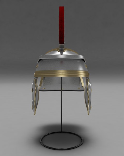 3dsmax roman helmet