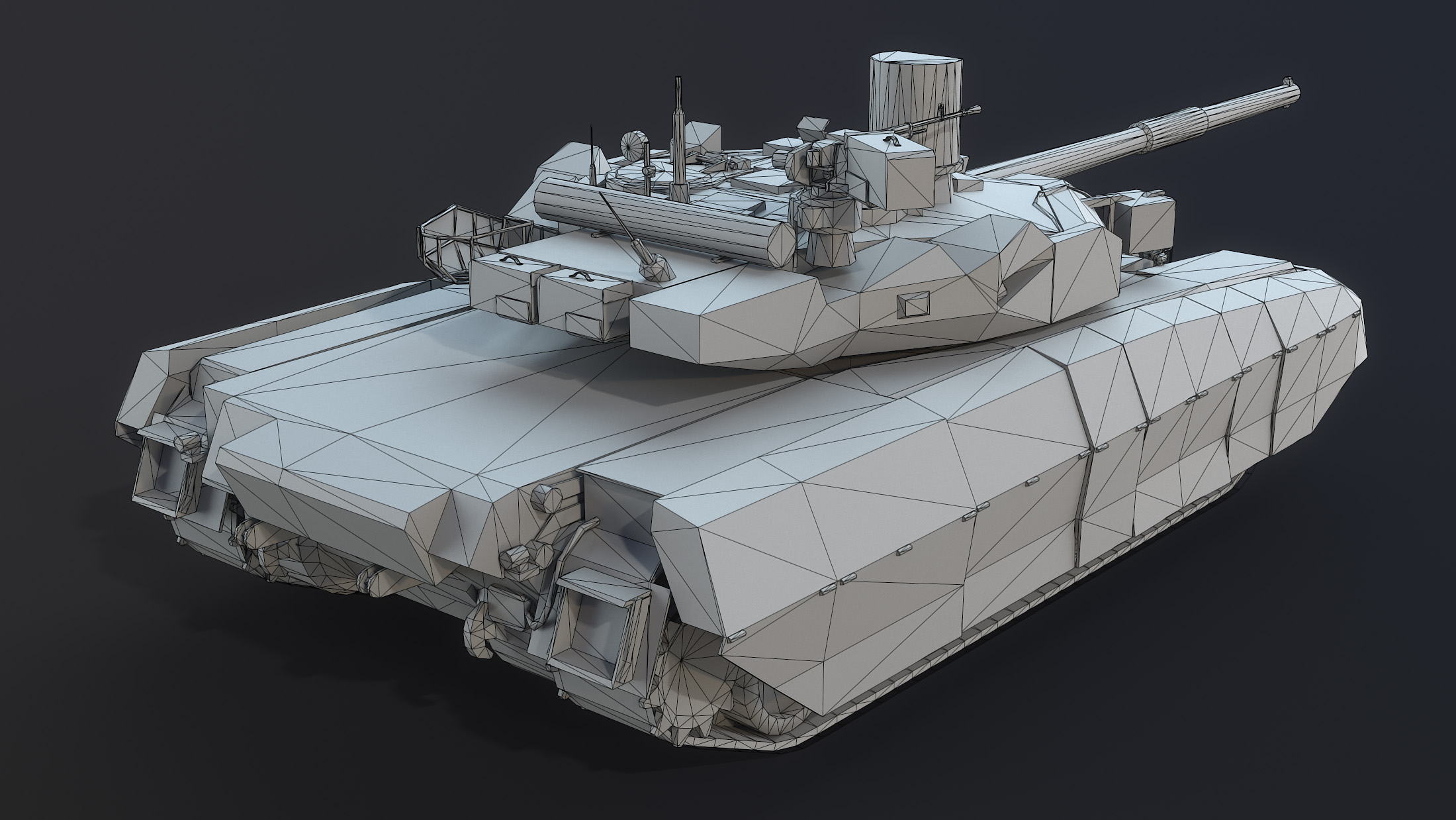 ukrainian battle tank oplot 3d model