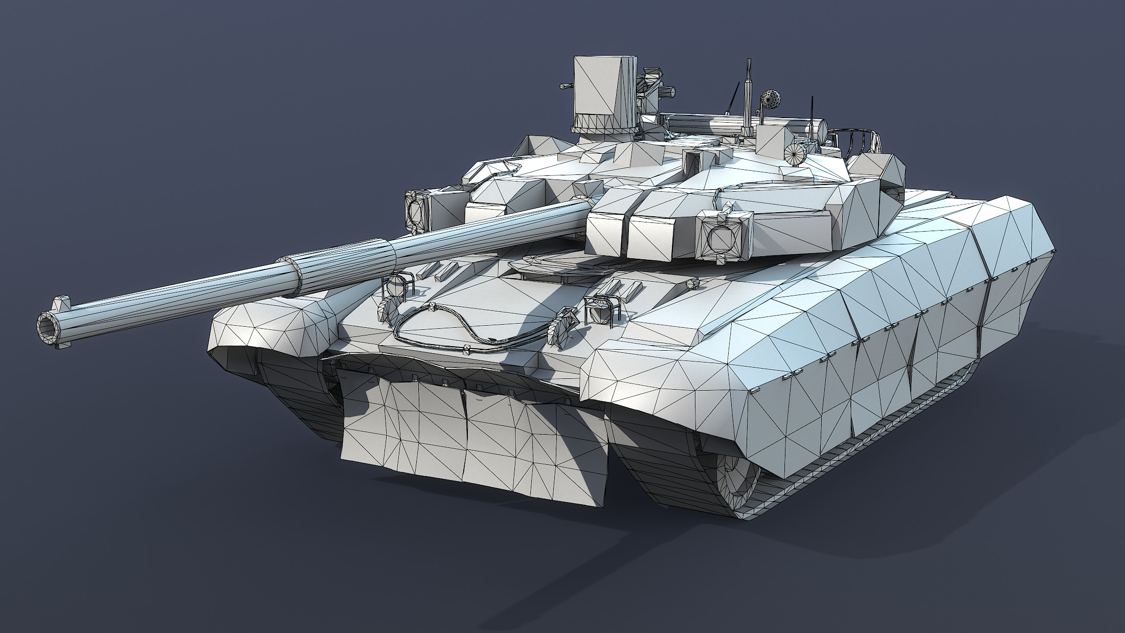 ukrainian battle tank oplot 3d model