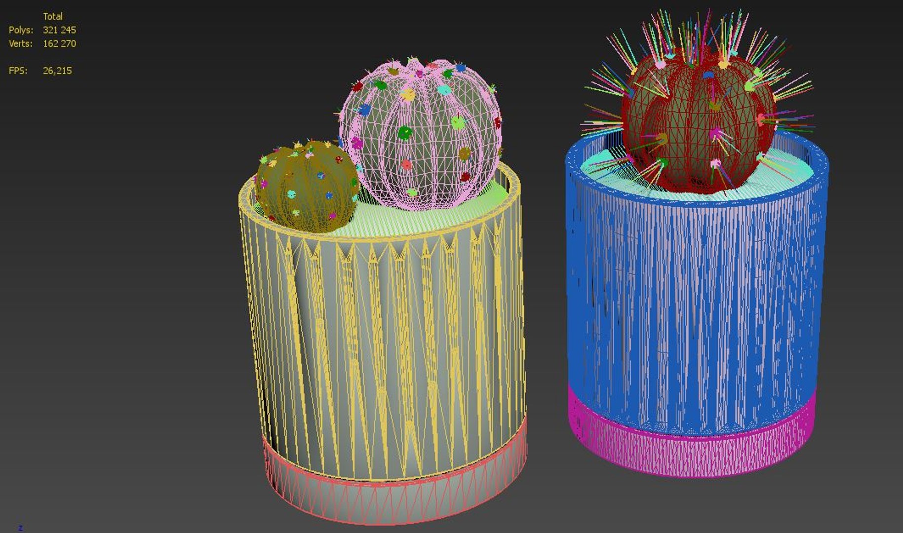 Modeled Cactus Model - TurboSquid 1385251