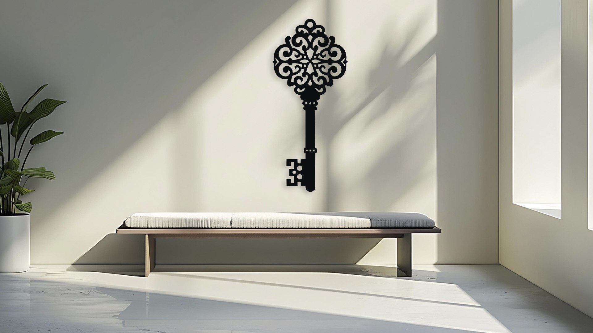 Ornate Skeleton Key Wall Decor Art 3D - TurboSquid 2471837