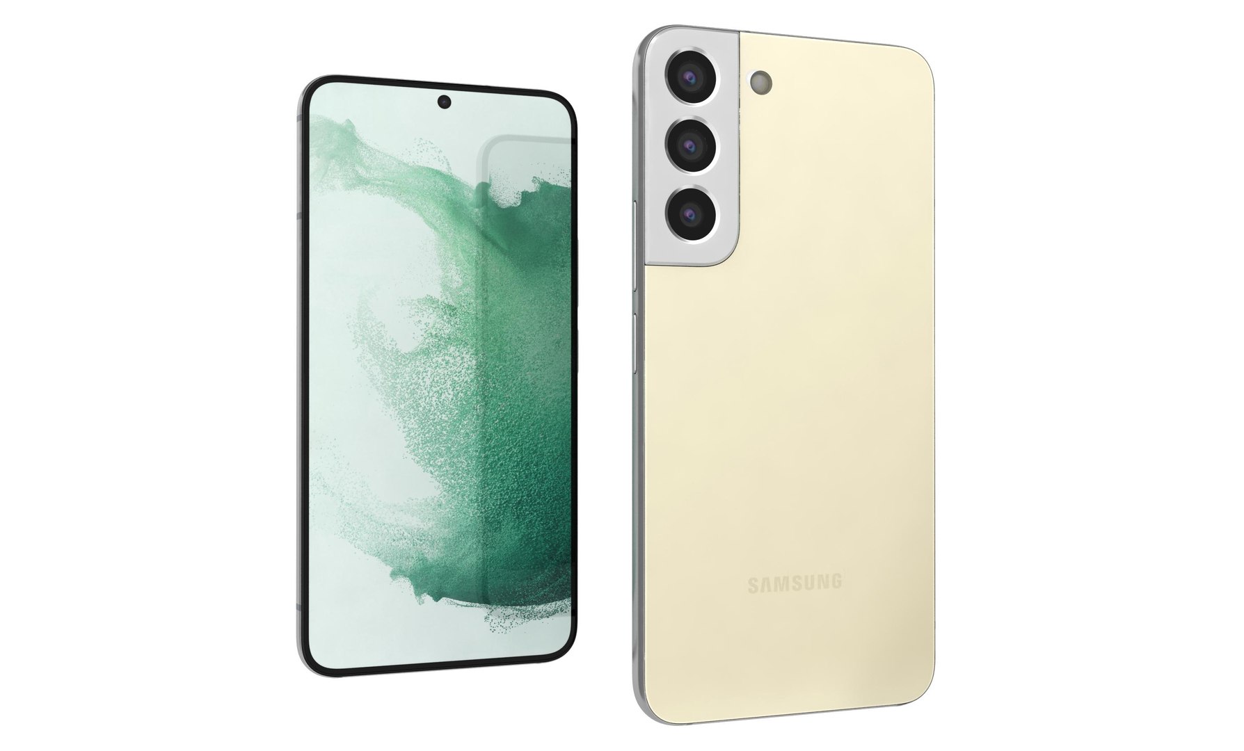 Samsung Galaxy S22 Plus Cream 3D Model - TurboSquid 1879268