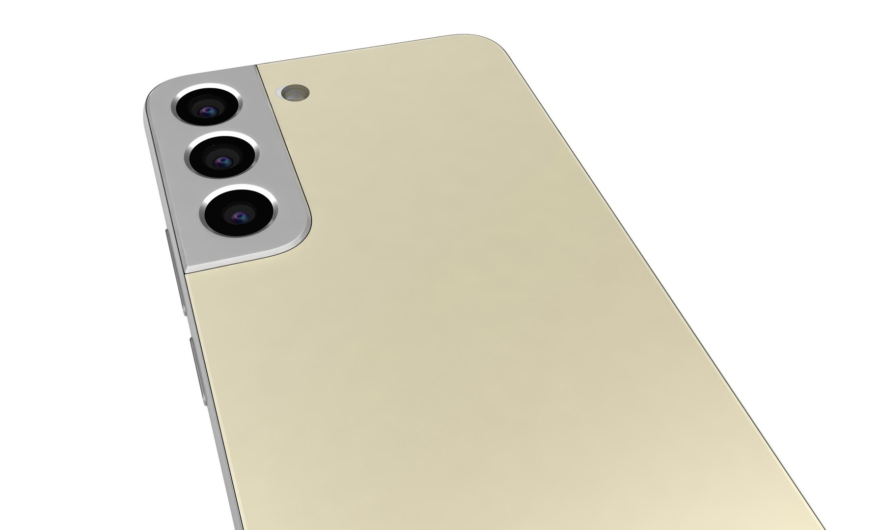 Samsung Galaxy S22 Plus Cream 3D model - TurboSquid 1879268
