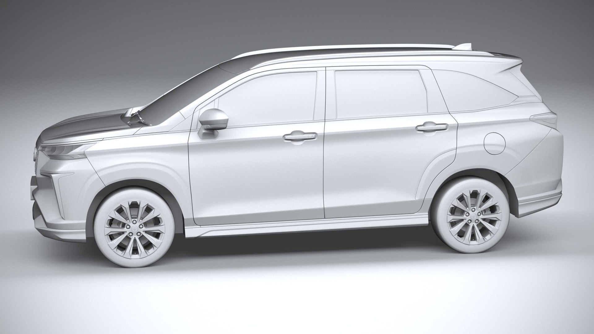 Toyota Veloz 2022 3D model - TurboSquid 1925698