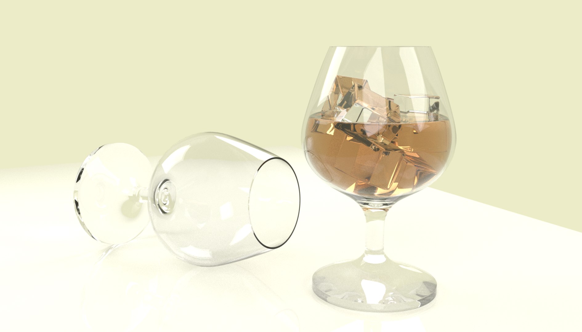 Whiskey Glass Model - TurboSquid 1250359