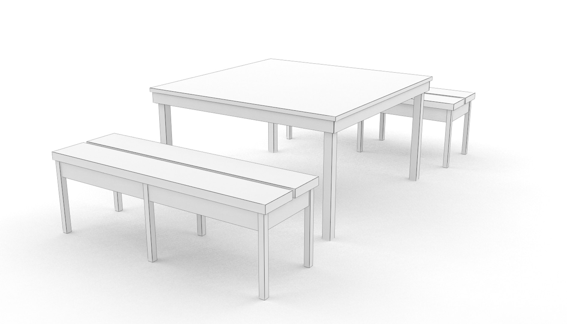 bench table set max