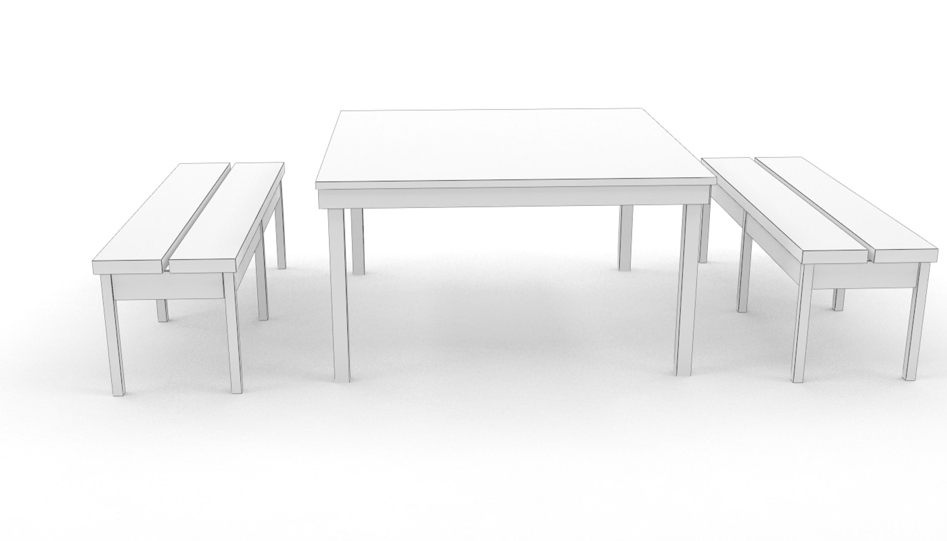 bench table set max