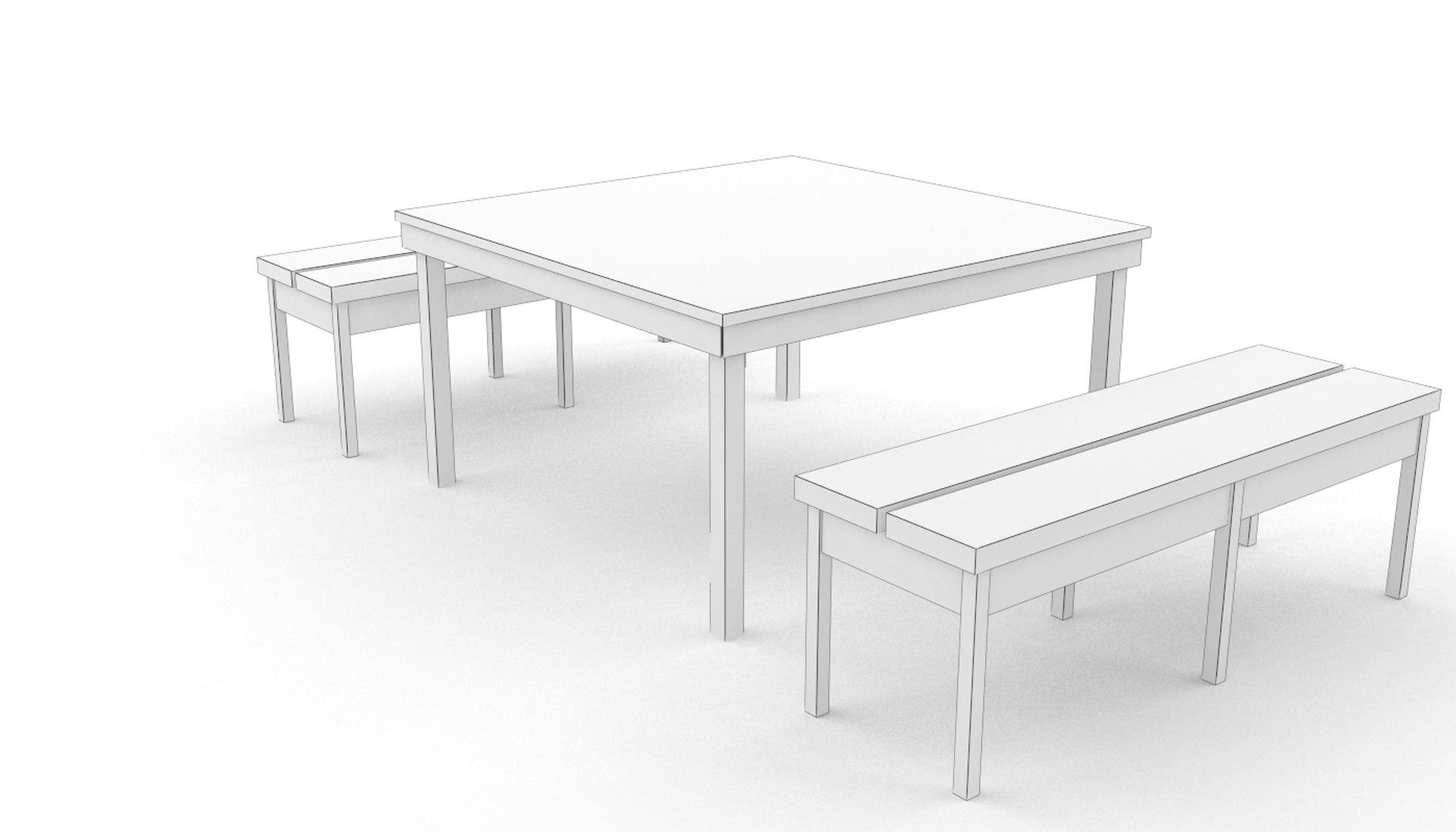 bench table set max