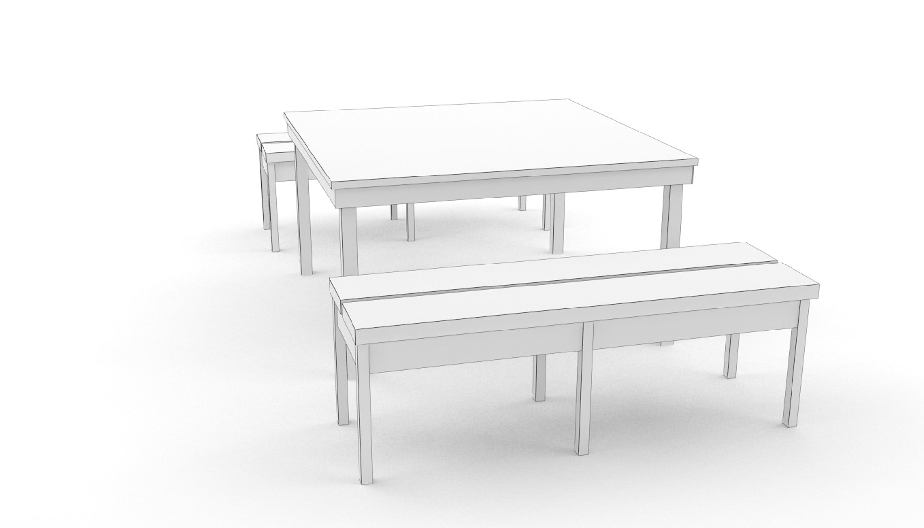 bench table set max
