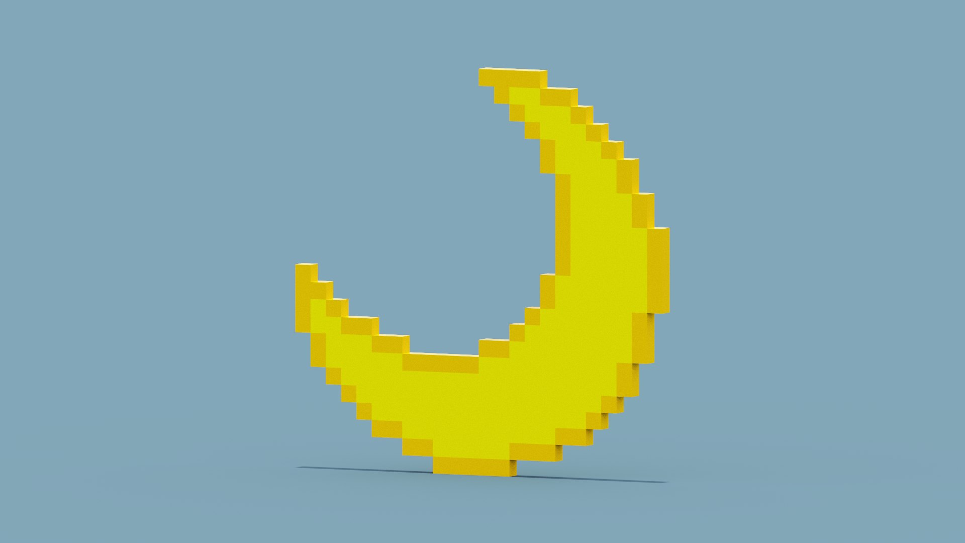 Pixel Moon 3D Model - TurboSquid 2014130