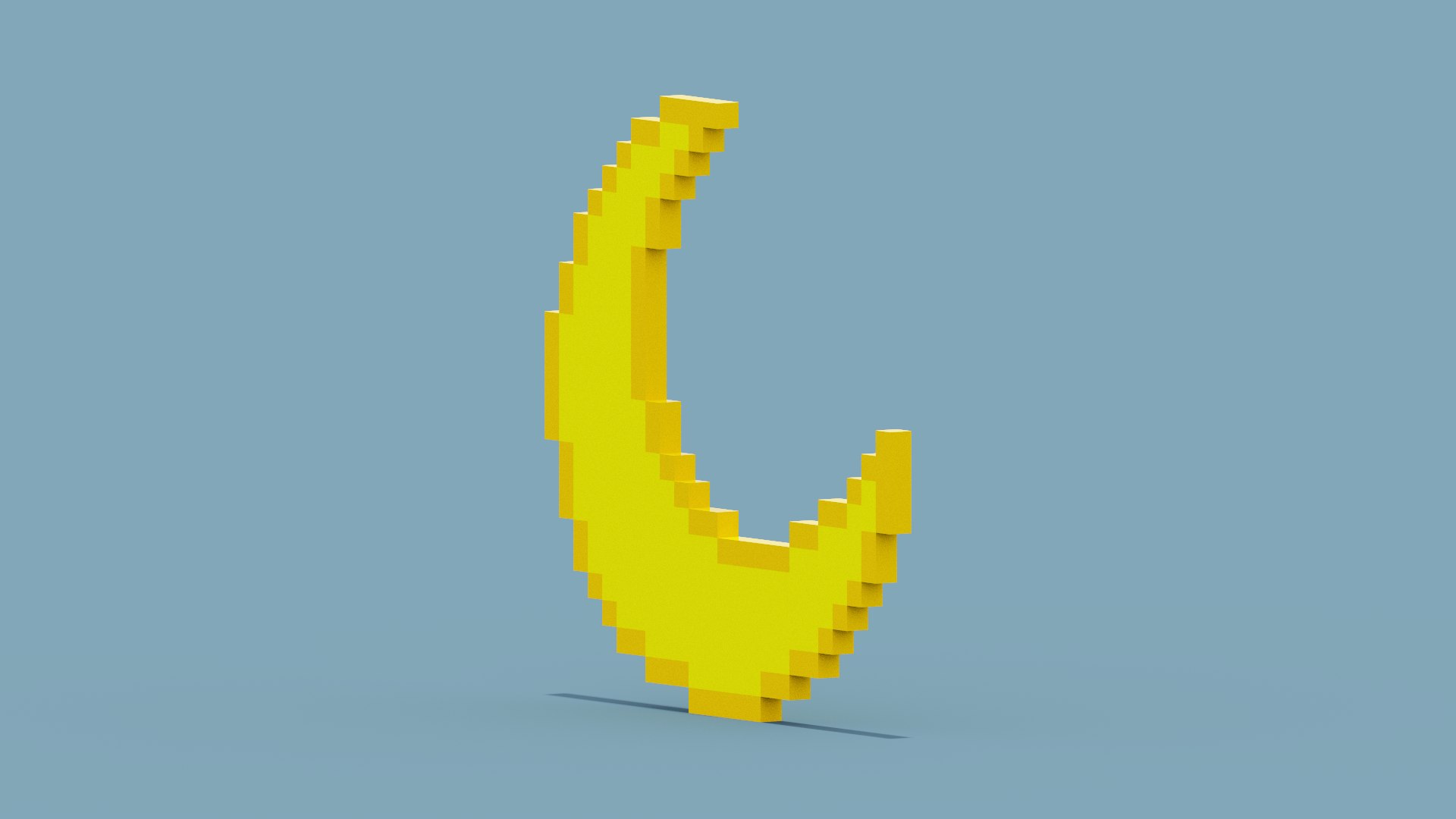 Pixel Moon 3D Model - TurboSquid 2014130