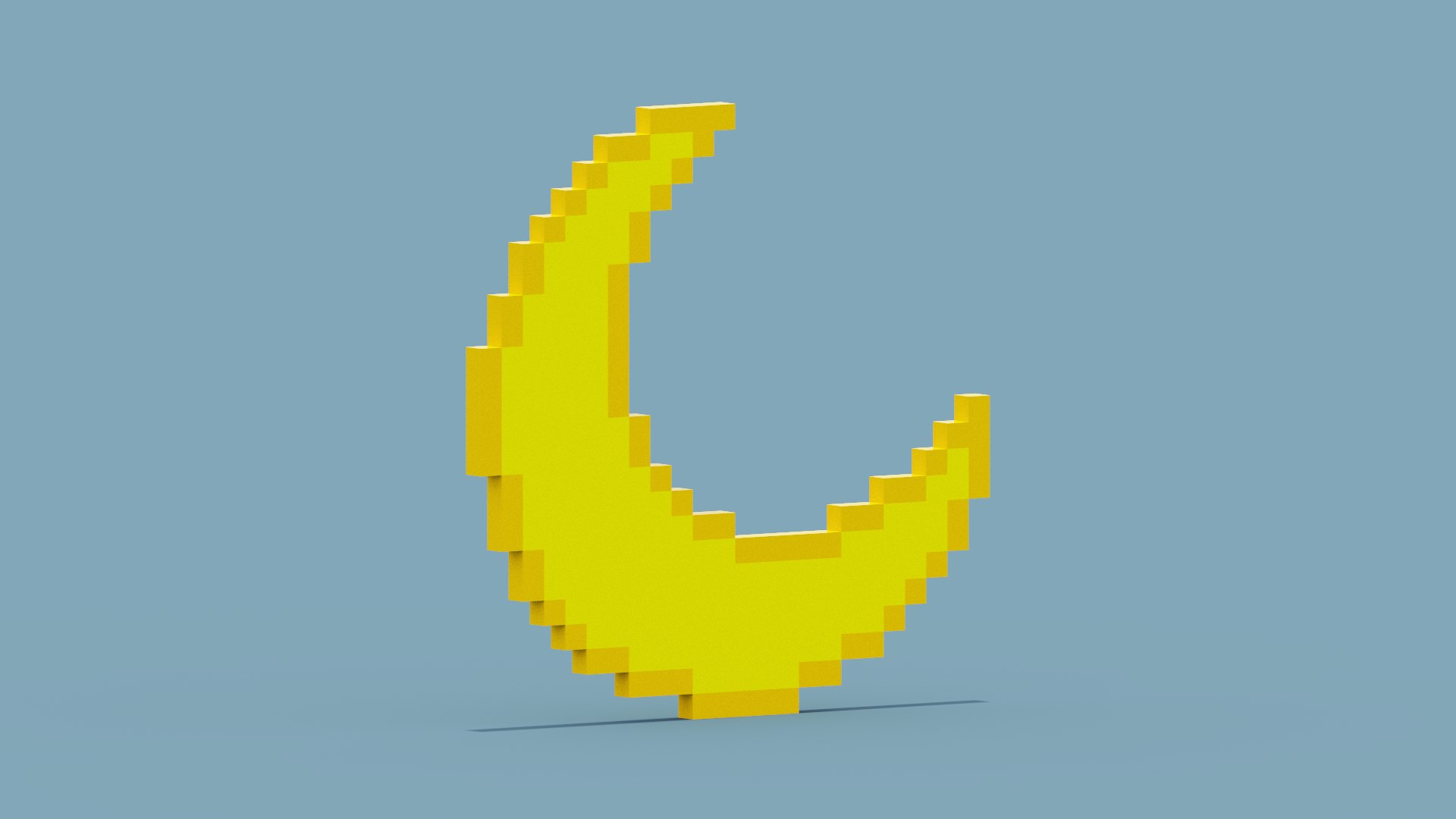 Pixel Moon 3D Model - TurboSquid 2014130