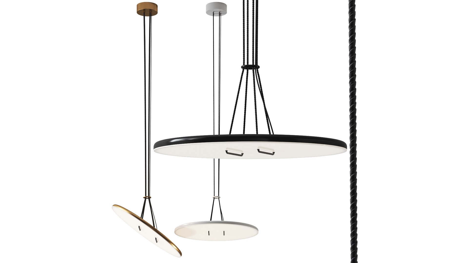 Button by Andlight Pendant Lamp 3D model - TurboSquid 2106095