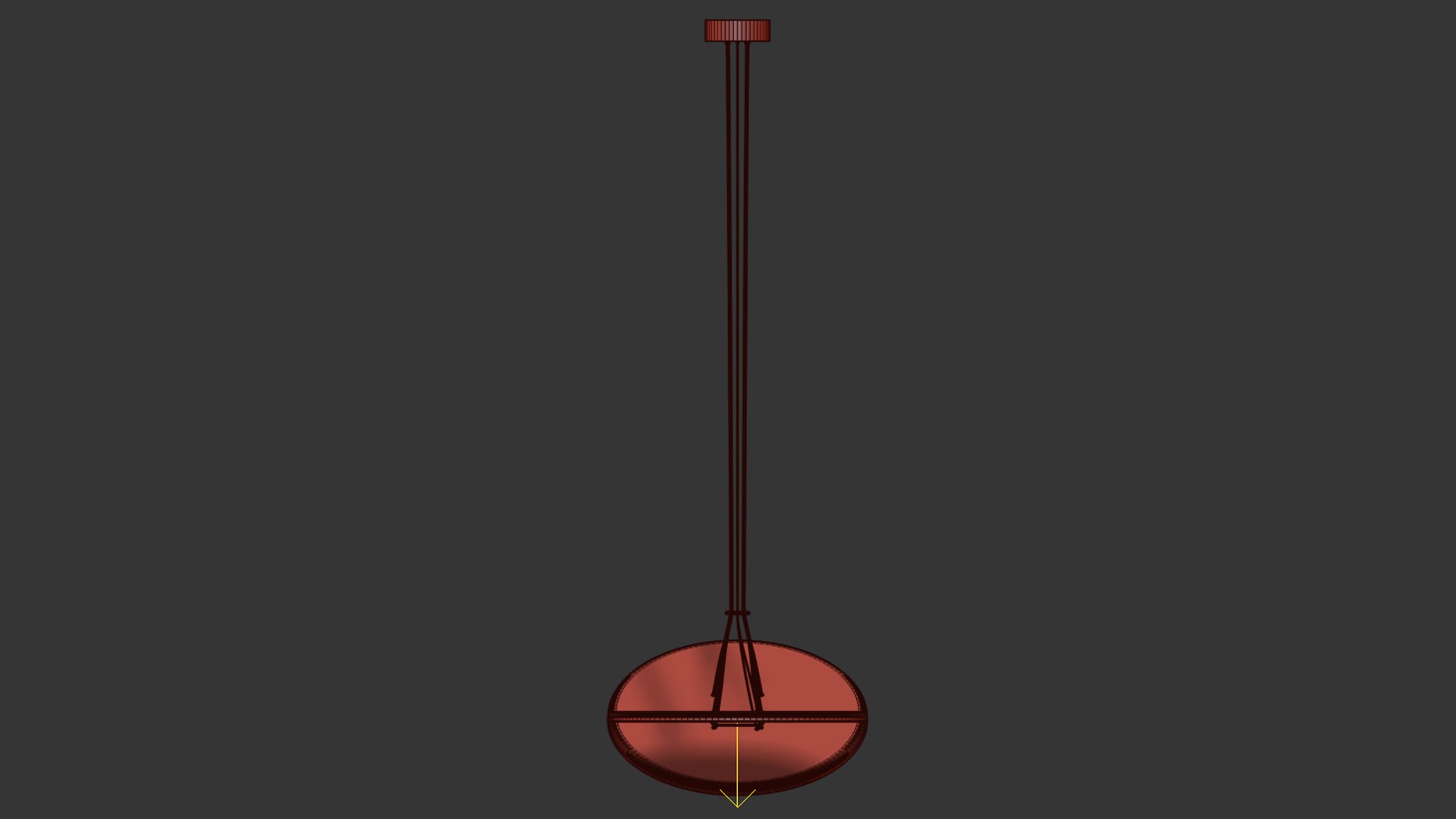 Button by Andlight Pendant Lamp 3D model - TurboSquid 2106095