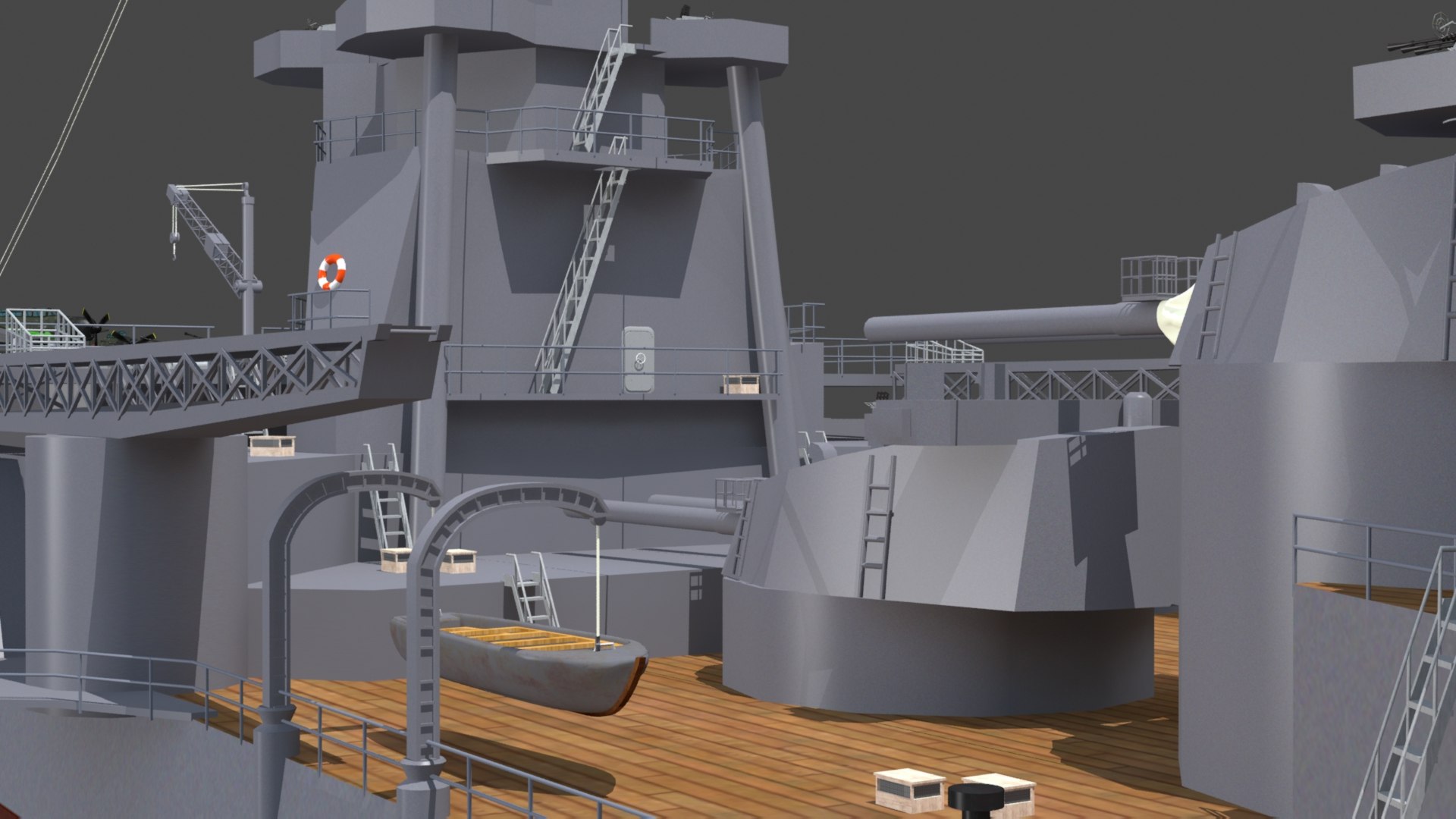 Japanese Aerial Battleship ISE 3D Model - TurboSquid 2020038