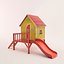 3d Wooden Playhouse Using Play Model