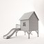 3d Wooden Playhouse Using Play Model