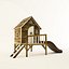 3d Wooden Playhouse Using Play Model