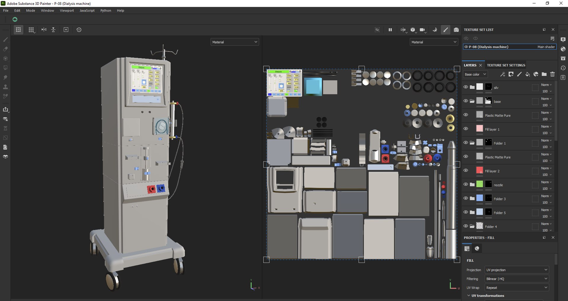 High-Quality Dialysis Machine 3D Model 3D - TurboSquid 2371618