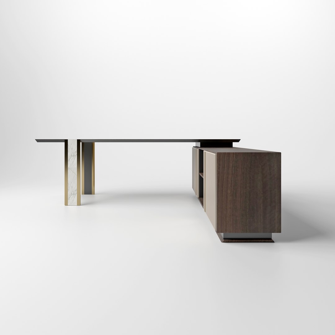 Capital Xl Table 3D Model - TurboSquid 1514339