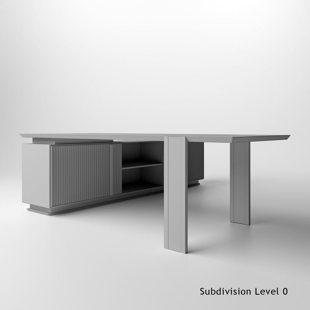 Capital Xl Table 3D Model - TurboSquid 1514339