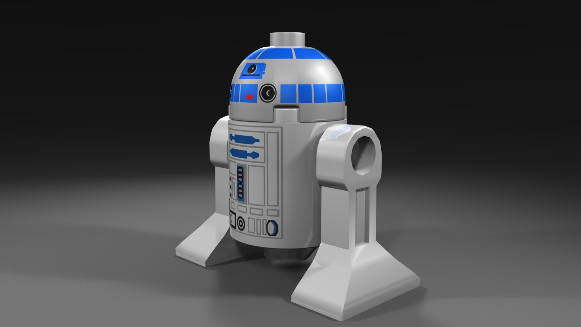 3D Lego R2-D2 Model - TurboSquid 1750391