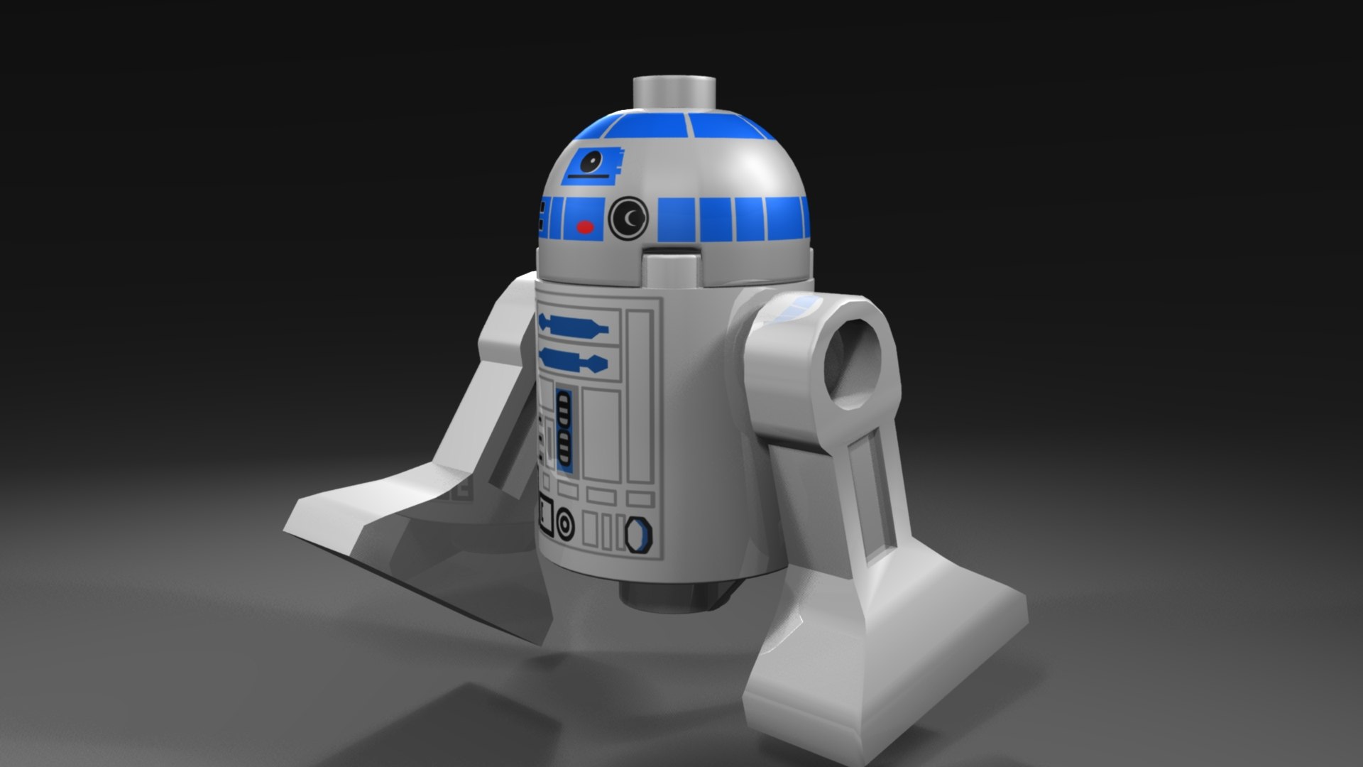 3D Lego R2-D2 Model - TurboSquid 1750391