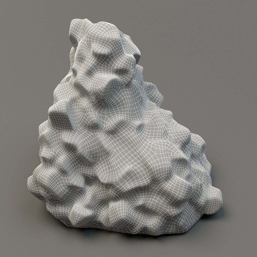 3ds max rock