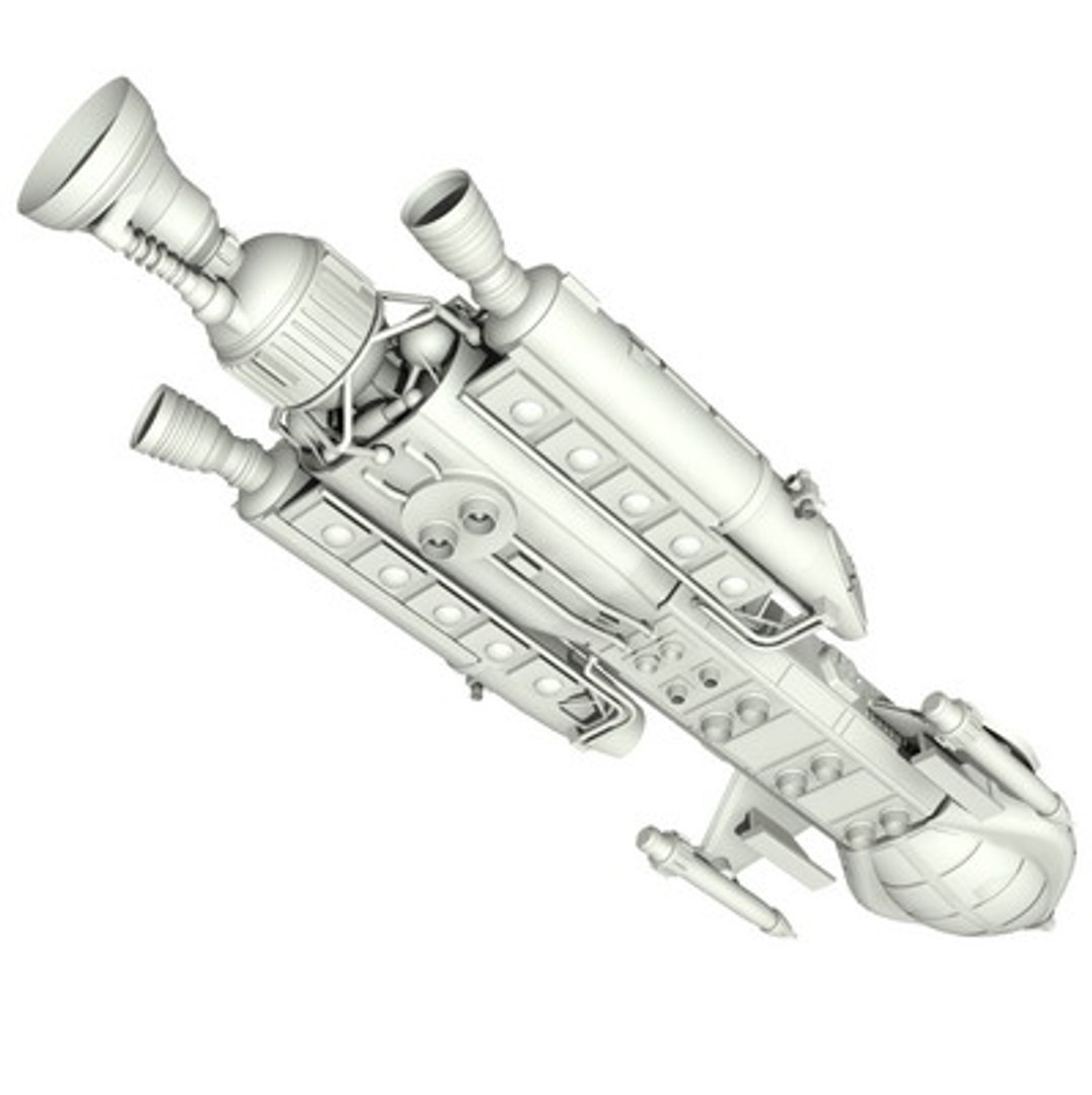 Free Space 1999 Hawk 3d Model