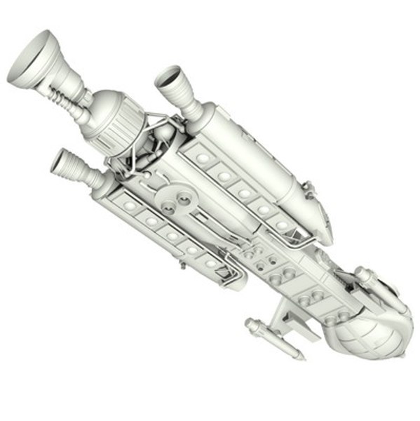 free space 1999 hawk 3d model