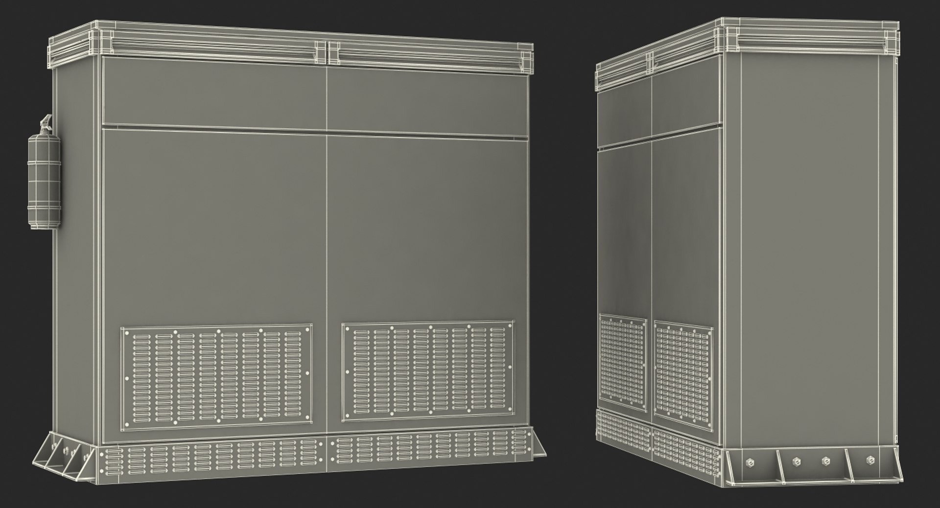 Electric service panel 3D model - TurboSquid 1284696