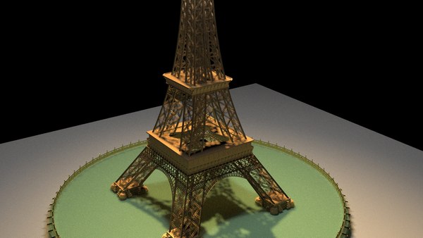 Eiffel tower model - TurboSquid 1874044