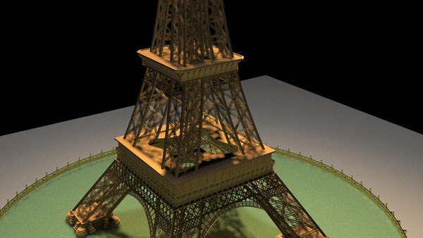 Eiffel tower model - TurboSquid 1874044