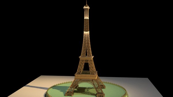 Eiffel tower model - TurboSquid 1874044