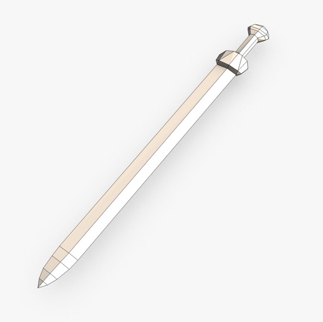 medieval broadsword c4d
