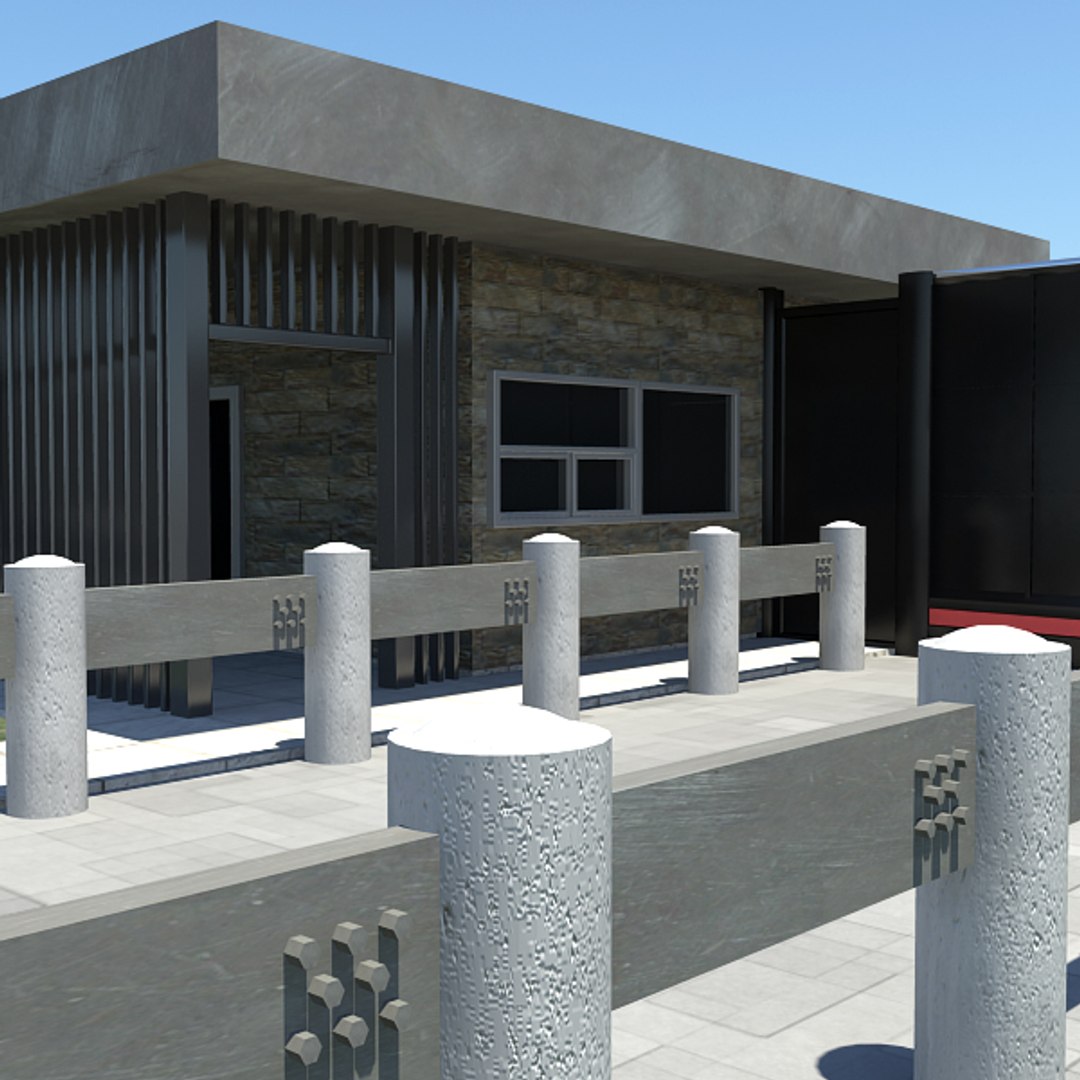 3d Car Security Gate