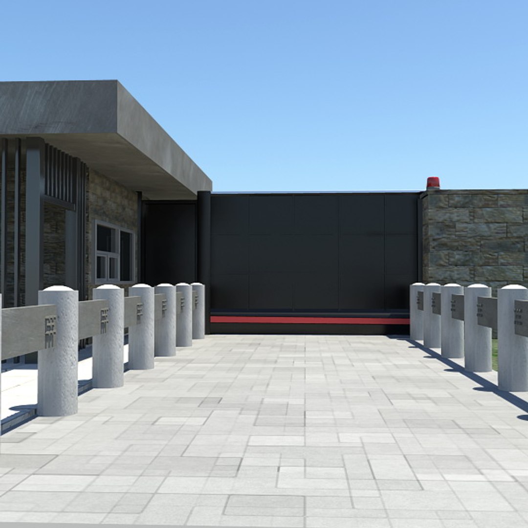 3d Car Security Gate