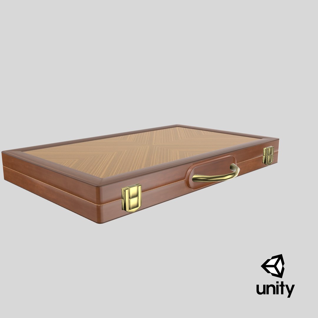 Folded Backgammon Case Model - TurboSquid 1505626