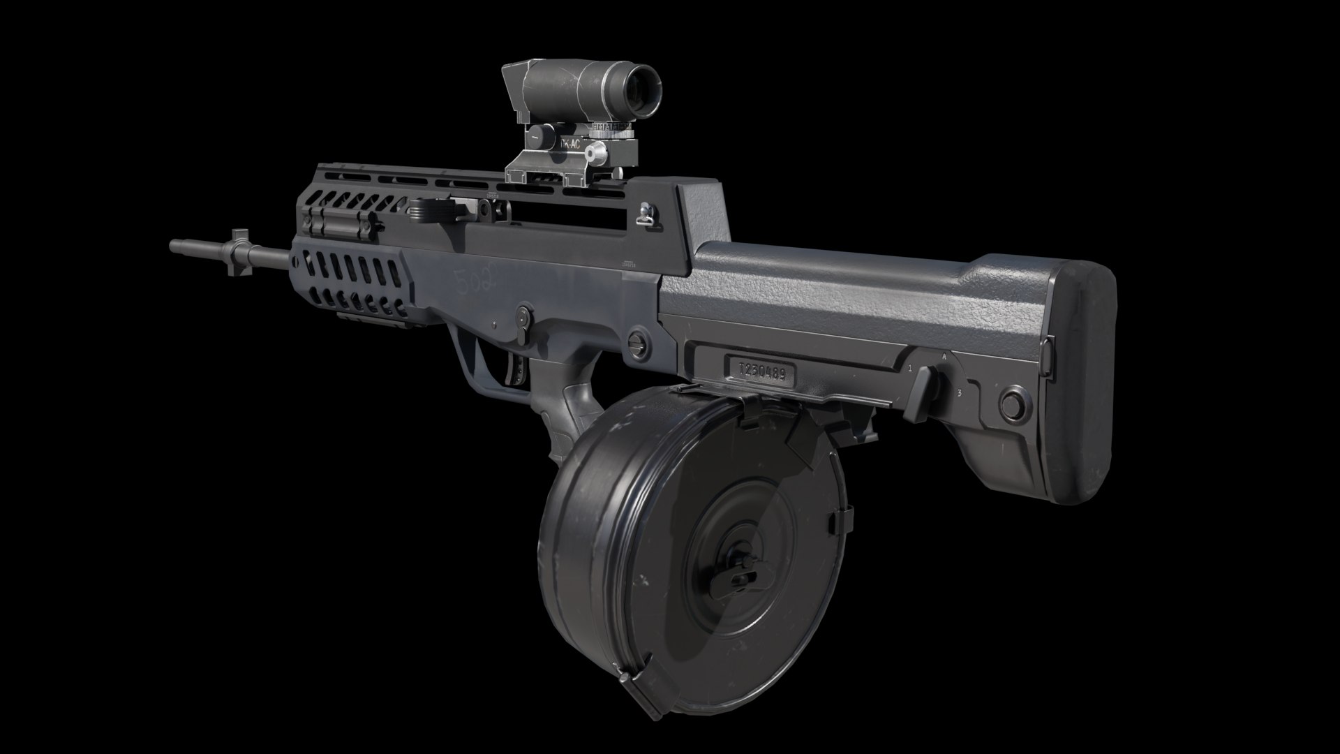 T-95 LSW Light Machine Gun 3D - TurboSquid 2190107