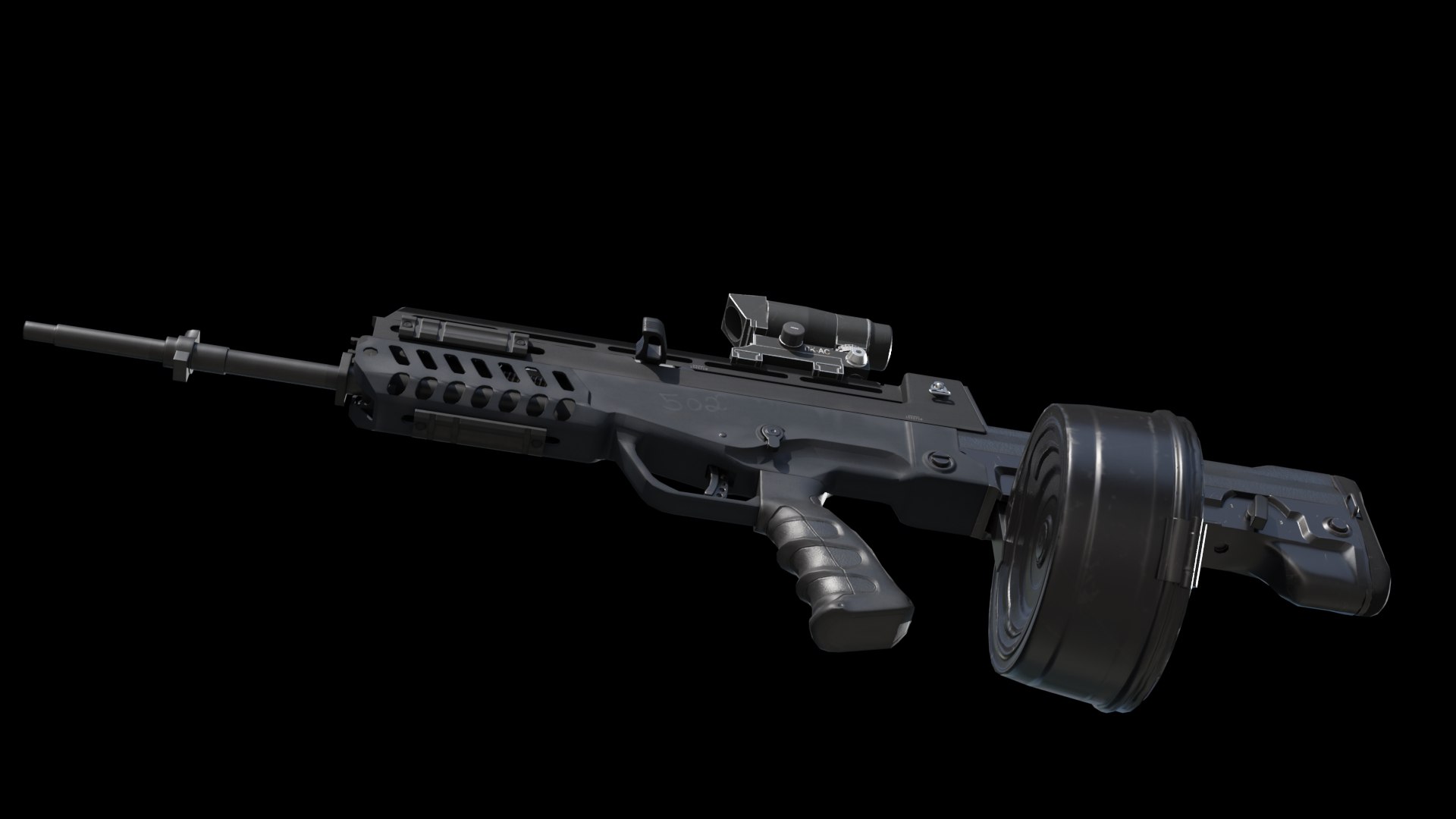 T-95 LSW Light Machine Gun 3D - TurboSquid 2190107