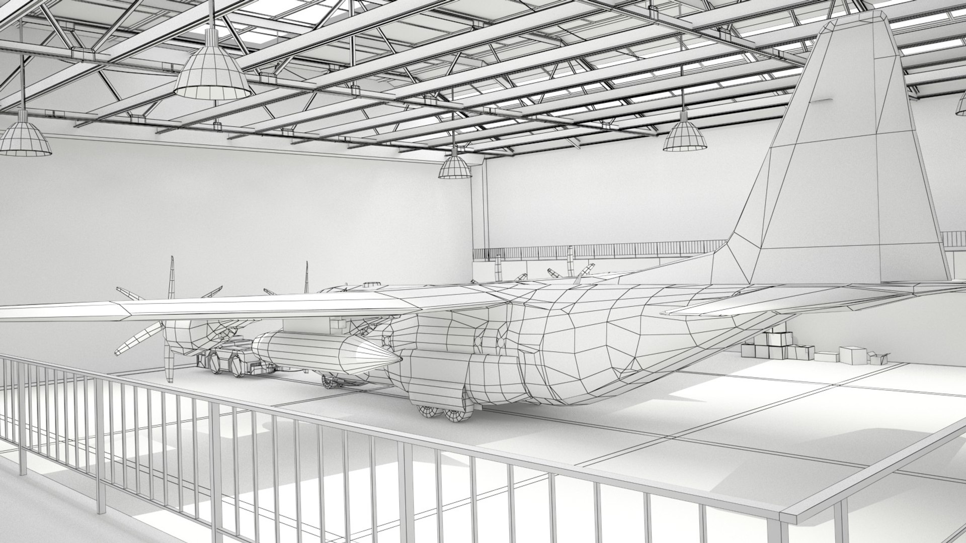 Interior aircraft plane 3D model - TurboSquid 1333448