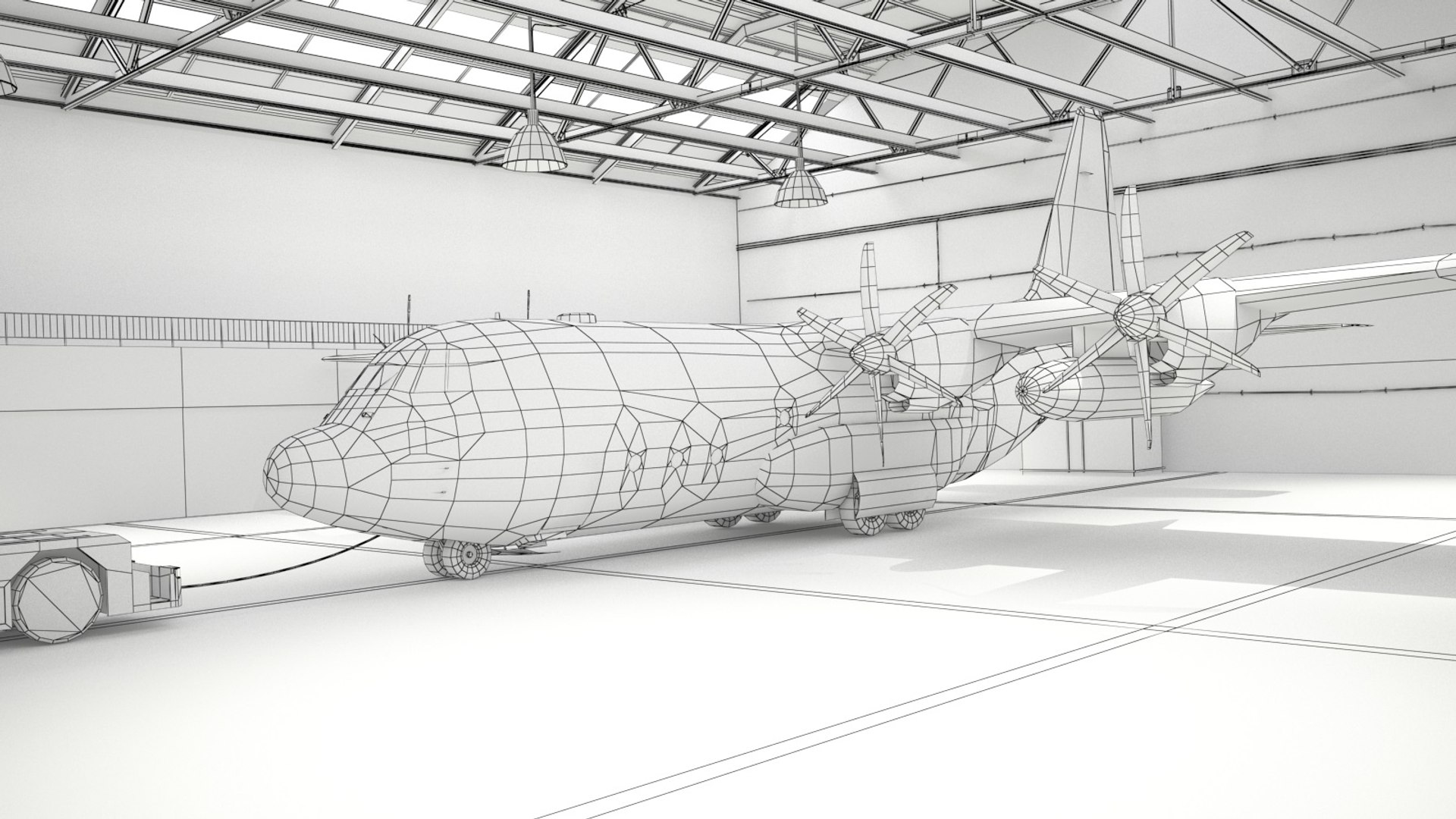 Interior aircraft plane 3D model - TurboSquid 1333448