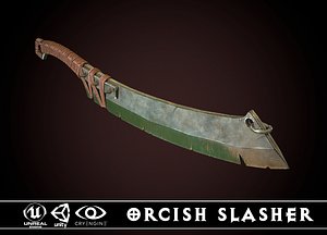 Wakizashi cane 3D model - TurboSquid 1321884