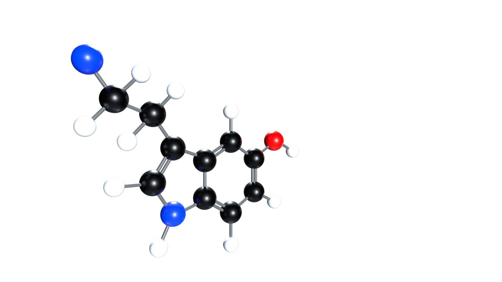 Serotonin Molecule Model - TurboSquid 2210719