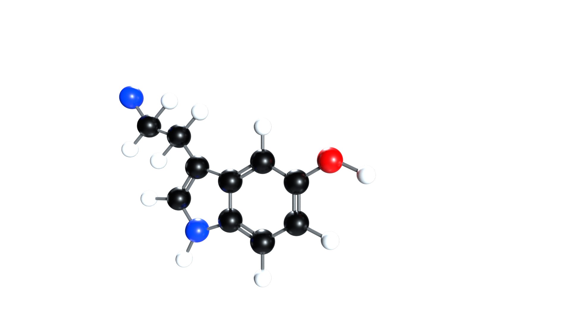 Serotonin Molecule Model - TurboSquid 2210719