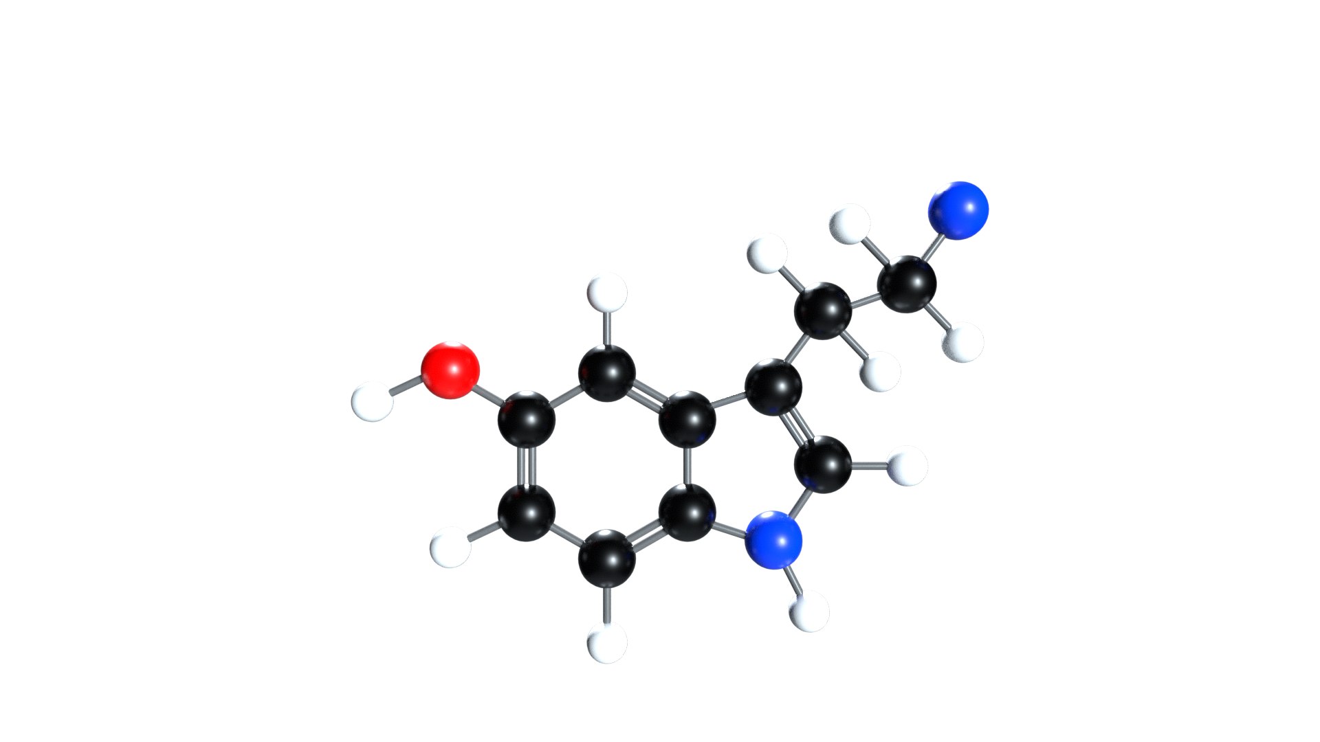 Serotonin Molecule Model - TurboSquid 2210719