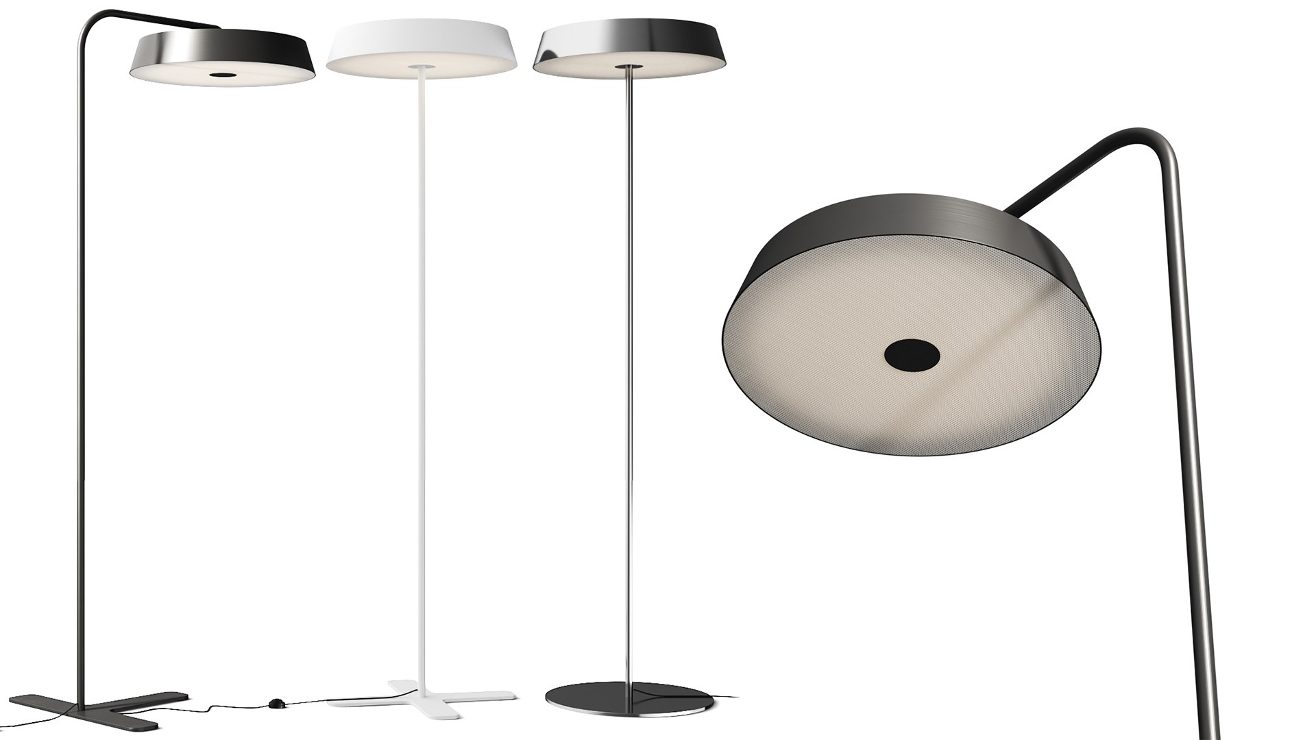 3D Koi 12 LED Belux Floor Lamp - TurboSquid 2111961