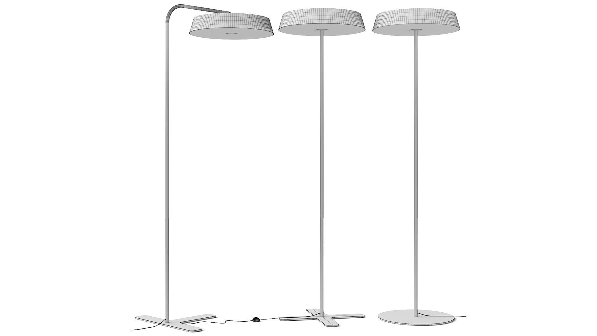 3D Koi 12 LED Belux Floor Lamp - TurboSquid 2111961