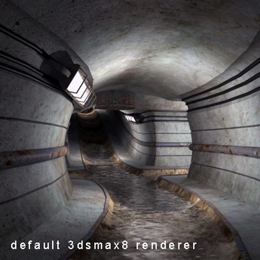 3d Model Sewer Scene